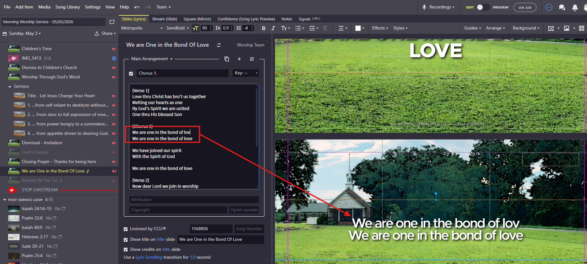 Text on slides in editor do not appear, the text is completely hidden ...