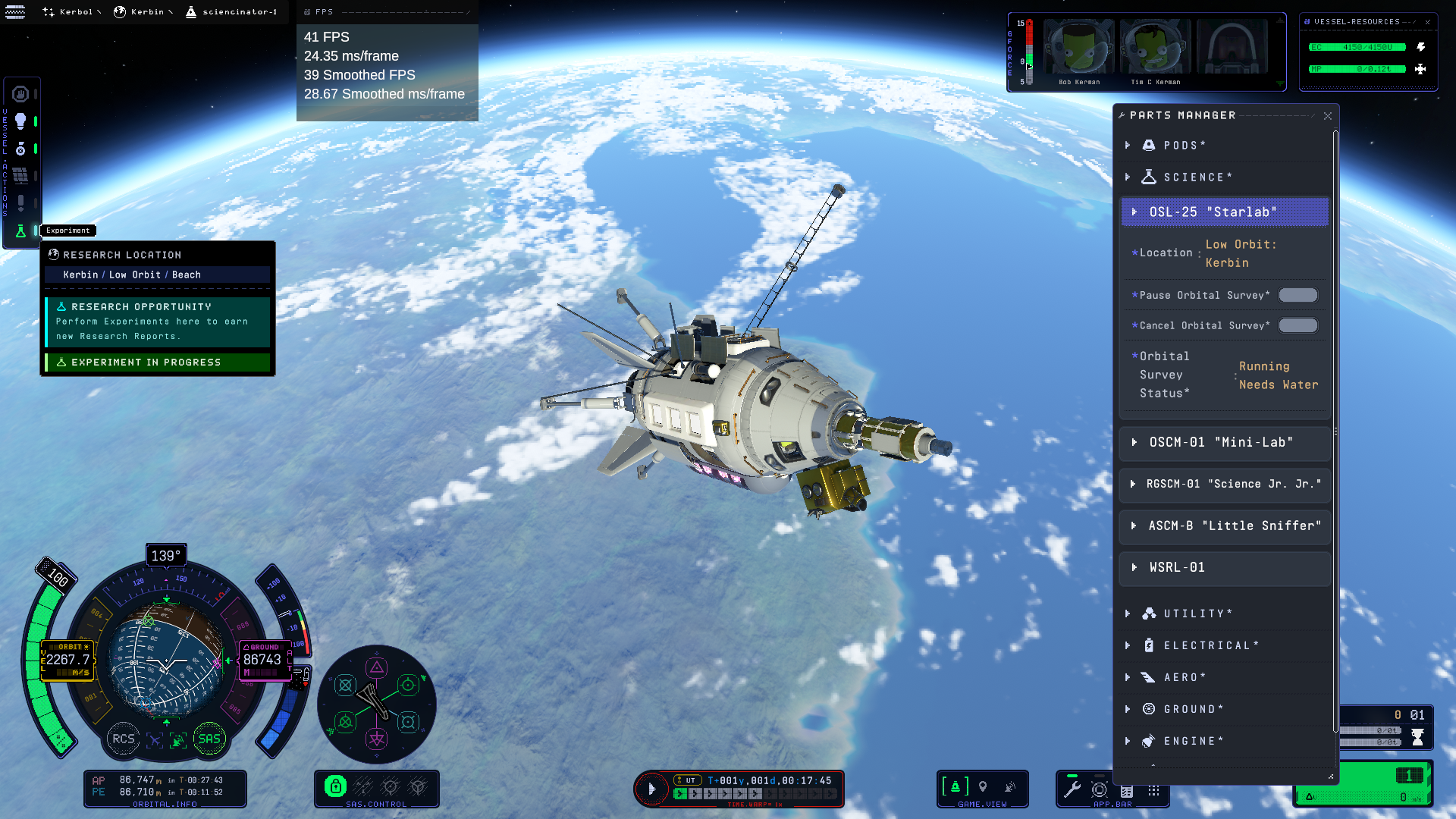 Starlab may produce science for incorrect biome in some cases - Parts ...