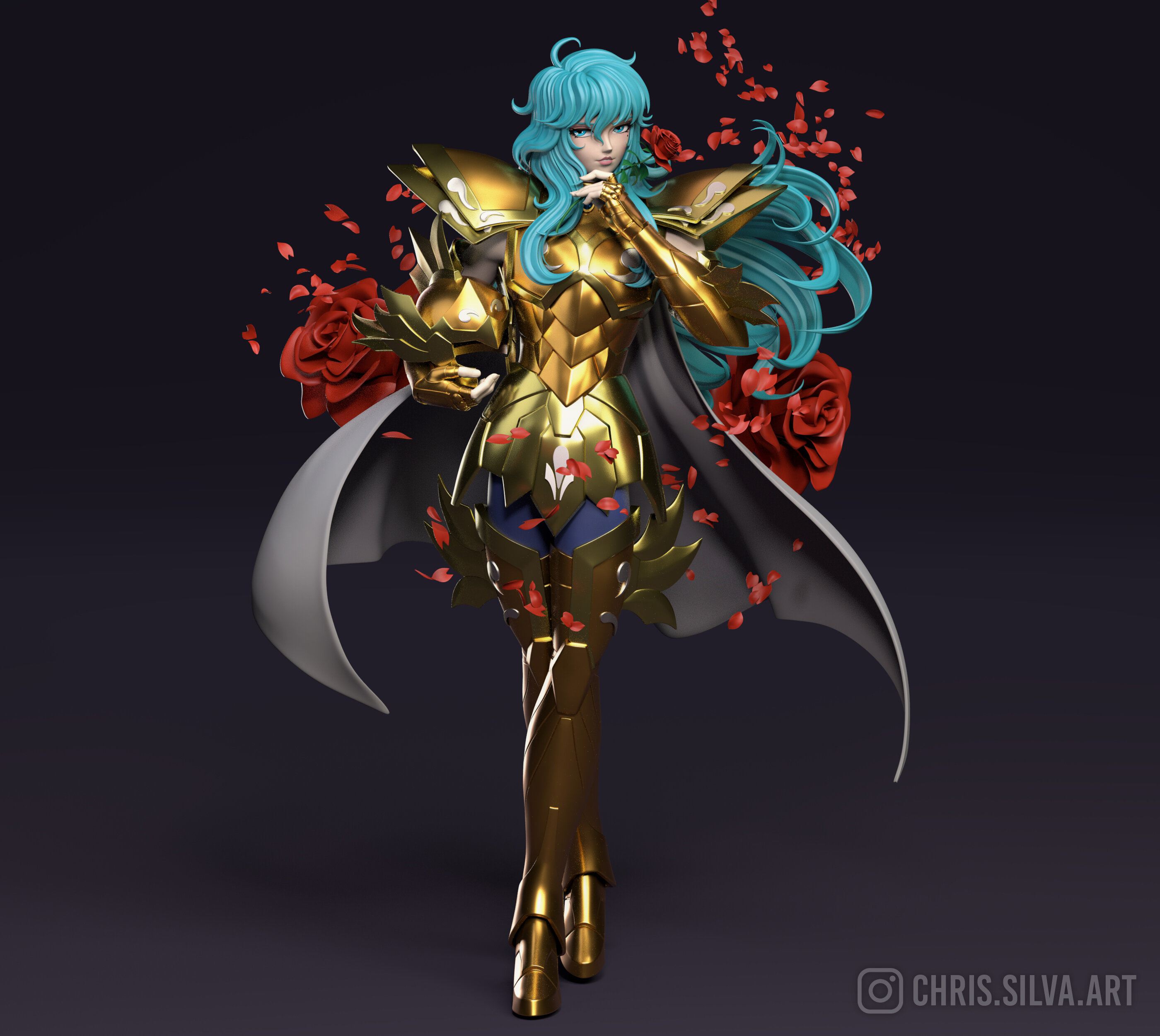 Fan arts 3D - Chris Silva - Fan Arts - SaintSeiyaFriends.com