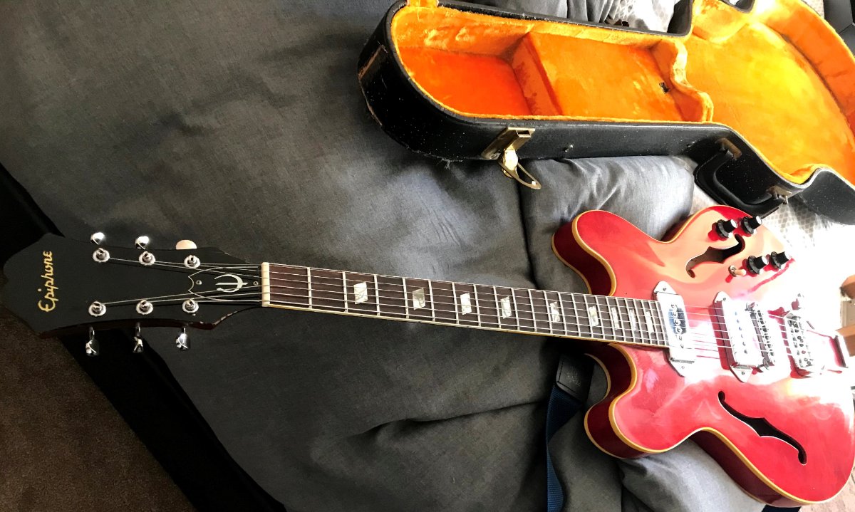 Dating 1960's Epiphone Casino guitar from serial number - Epiphone ...
