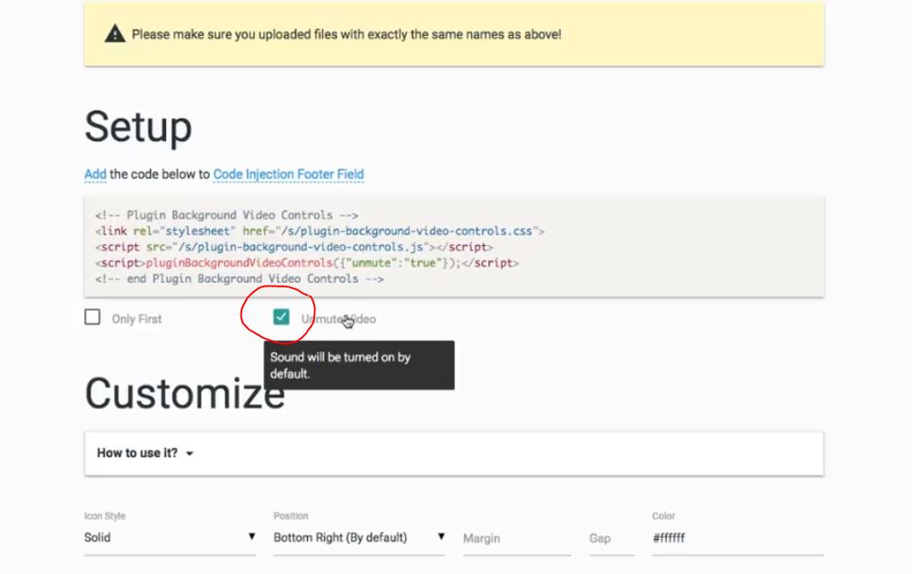 Background Video Audio - Customize with code - Squarespace Forum