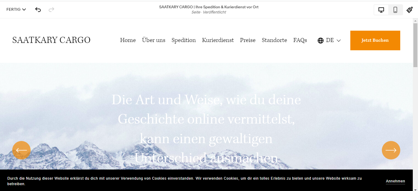How to create website header with moving images - Site Design & Styles ...