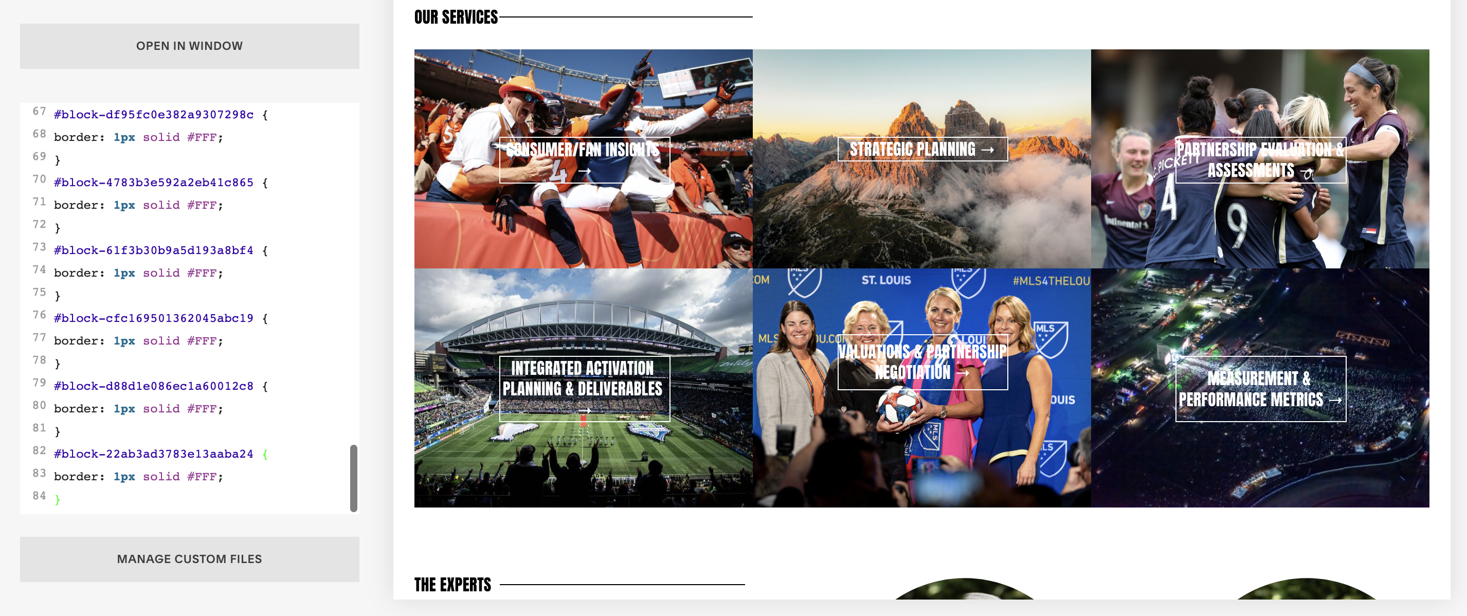 How to put black overlay with opacity on a group of photos - Customize ...