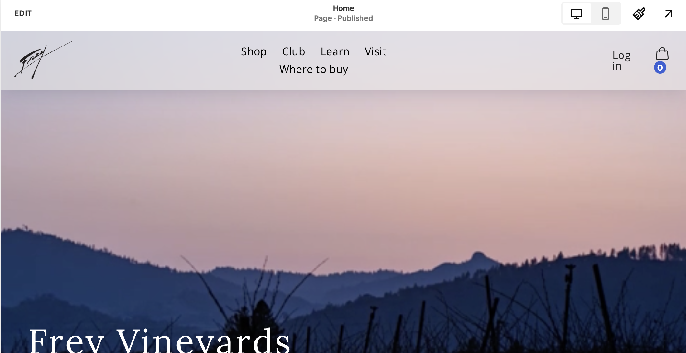 How do I add things to the header that will show up on both web and ...
