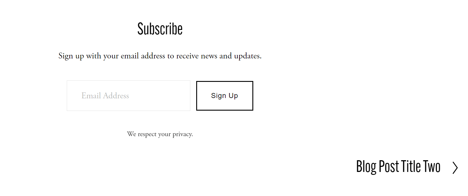 Reuse newsletter sign-up block? - Pages & Content - Squarespace Forum