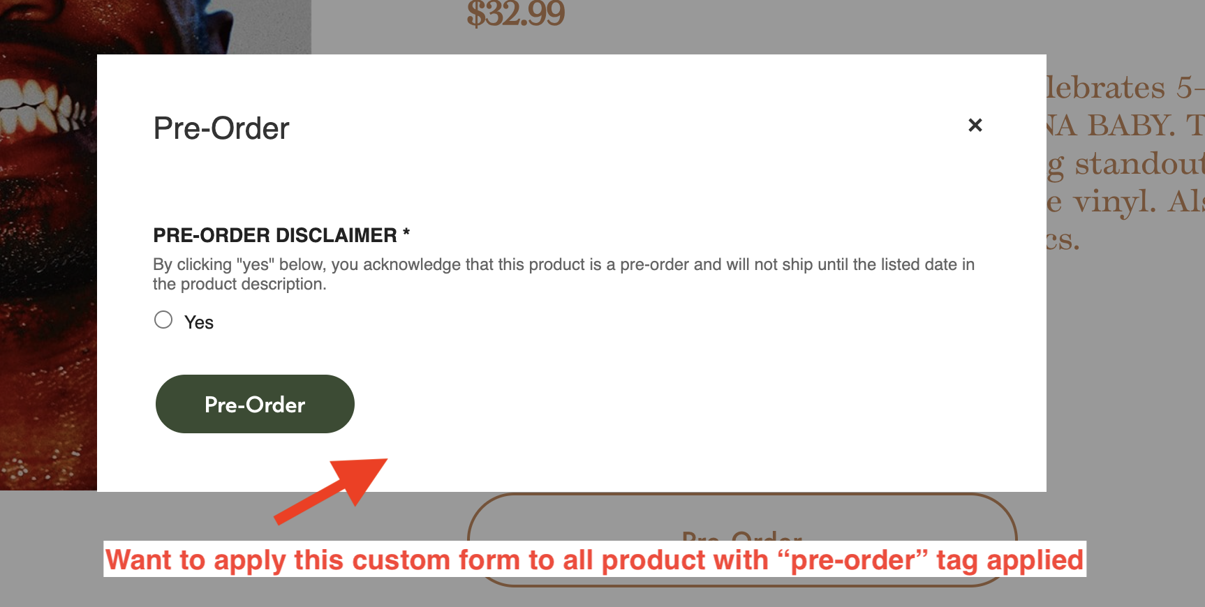 Bulk-add Custom Product Form to all products with a specific tag ...