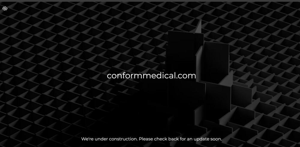 "We're under construction. Please check back for an update soon ...