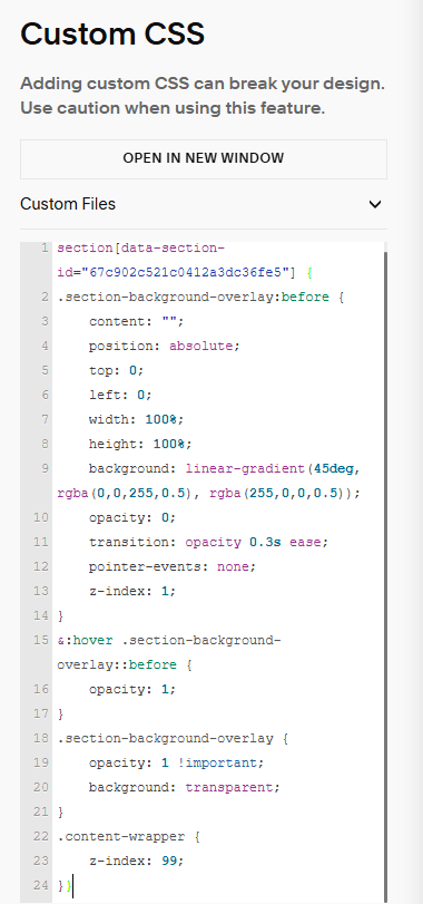 [Share] Gradient Overlay over Section Background Image - Fonts, colors ...