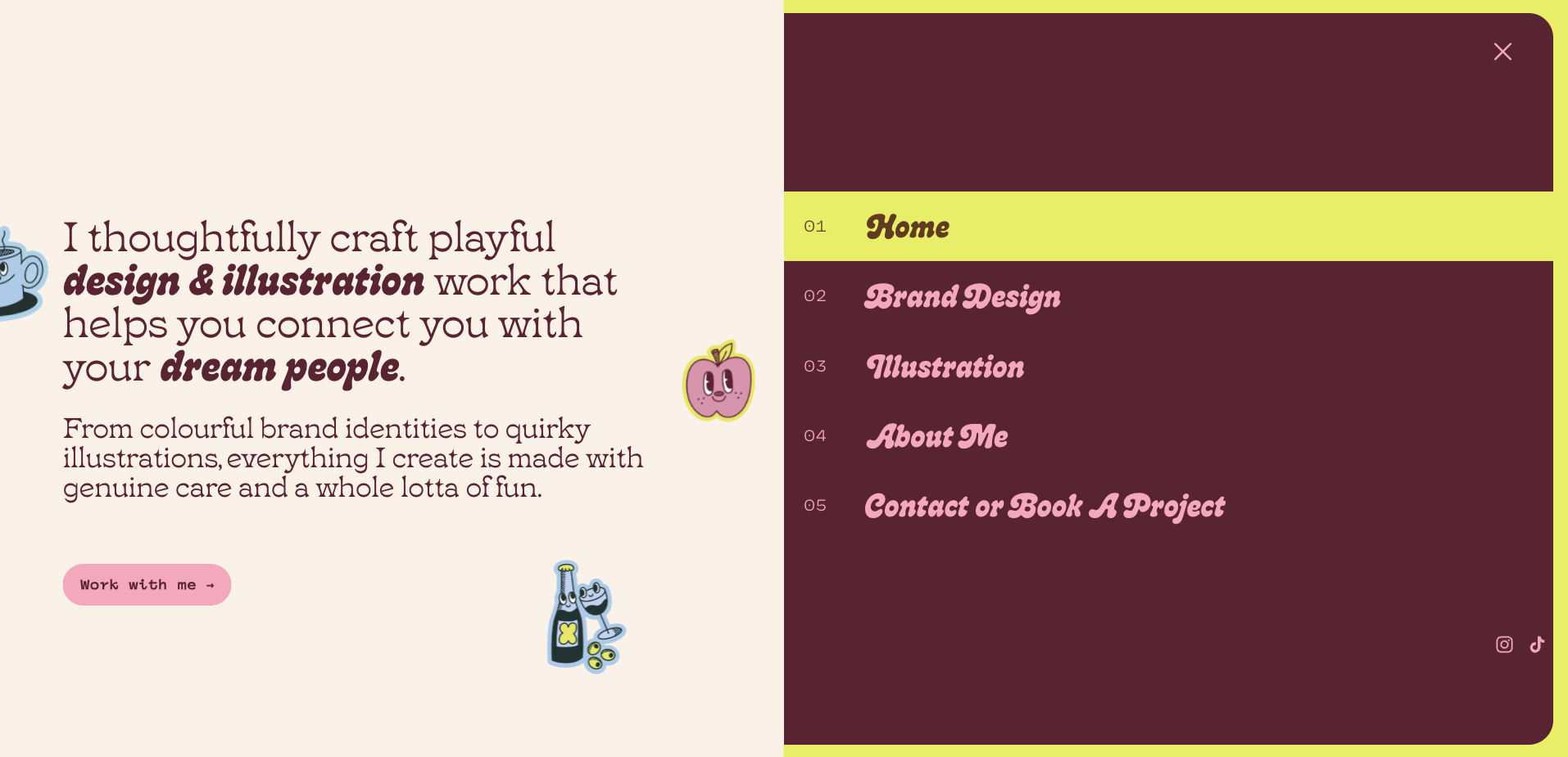 How to create custom pop-out with text links from hamburger menu on ...