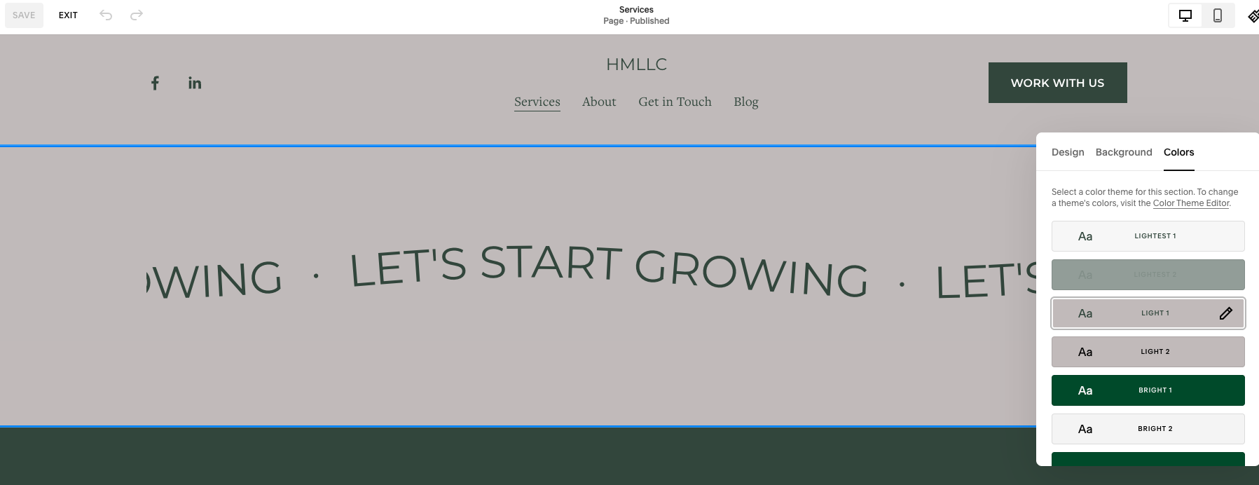 changing font color for header + navigation links on certain pages ...
