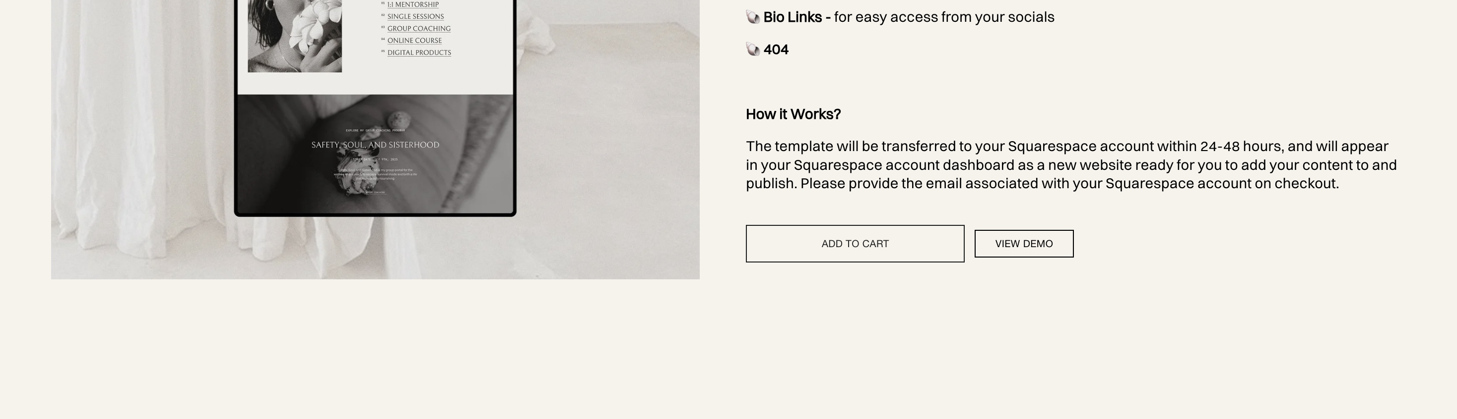 View Demo button next to Add to Cart button - Customize with code ...