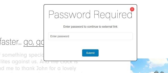[Share] How to add password to external link - Fonts, colors and images ...