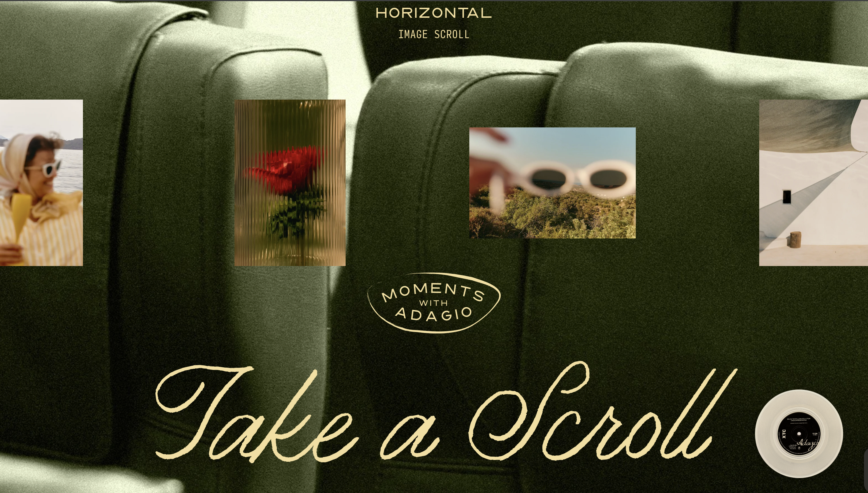 Horizontal Scrolling Gallery/Images - Customize with code - Squarespace ...
