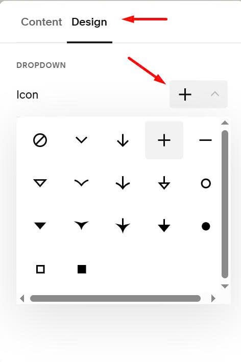 [Share] How to change Dropdown Arrow to Plus/Minus icon - Site ...