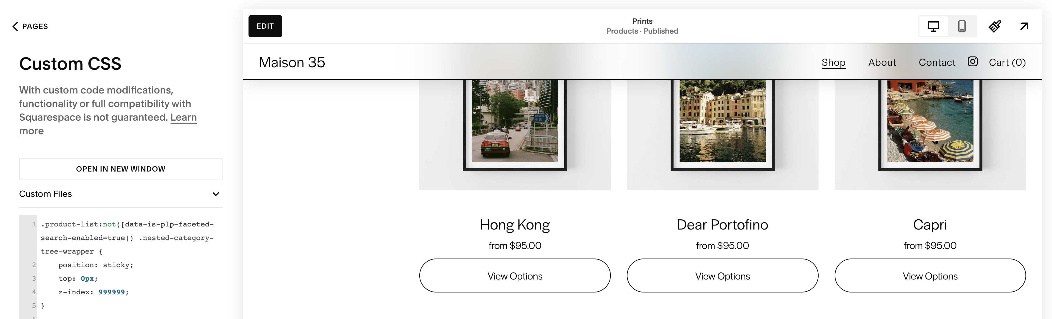 Ecom / Shop better categories and display features - Customize with ...
