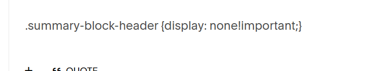 Summary block Carousel - Arrows missing and no scroll action ...