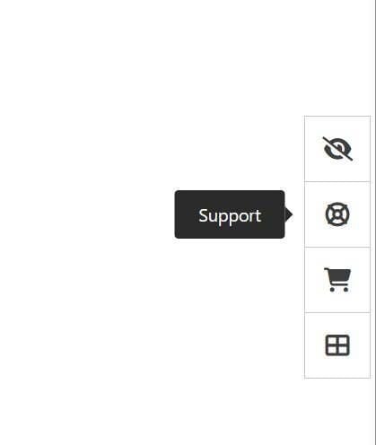 [Share] Float 4 icons on right of side - Fonts, colors and images ...