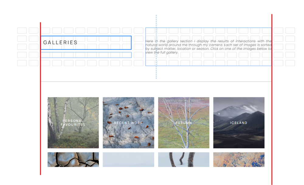 Portfolio Gallery Grid not fitting site design. - Site Design & Styles ...