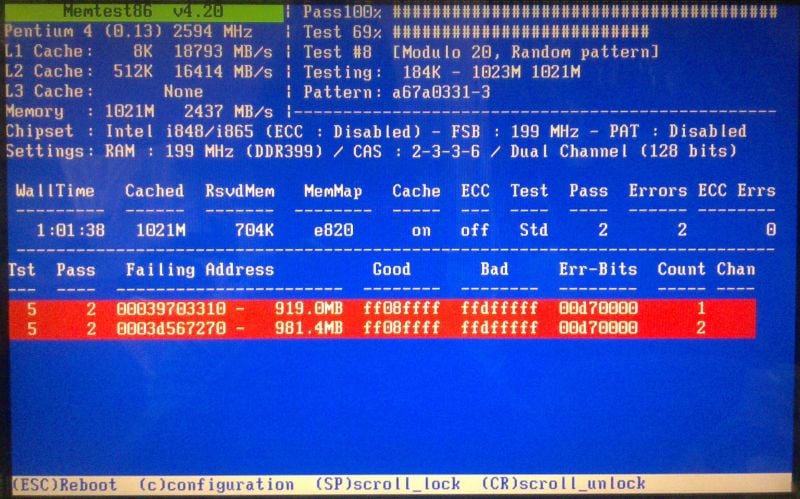 Can I RMA if it's just very intermittent failure when running MemTest ...