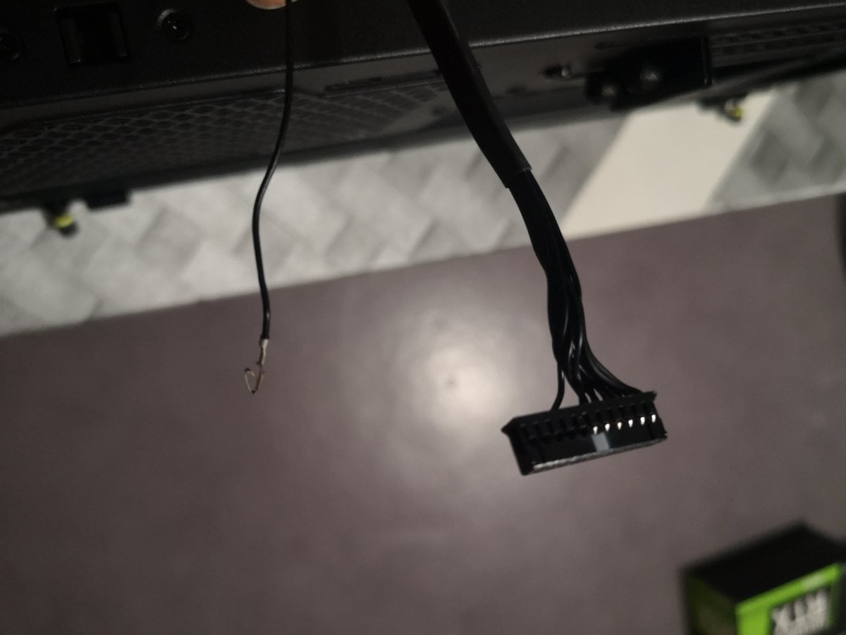 Corsair iCue H100i ELITE CAPELLIX : Pump tach cable - 3-pin connector ...