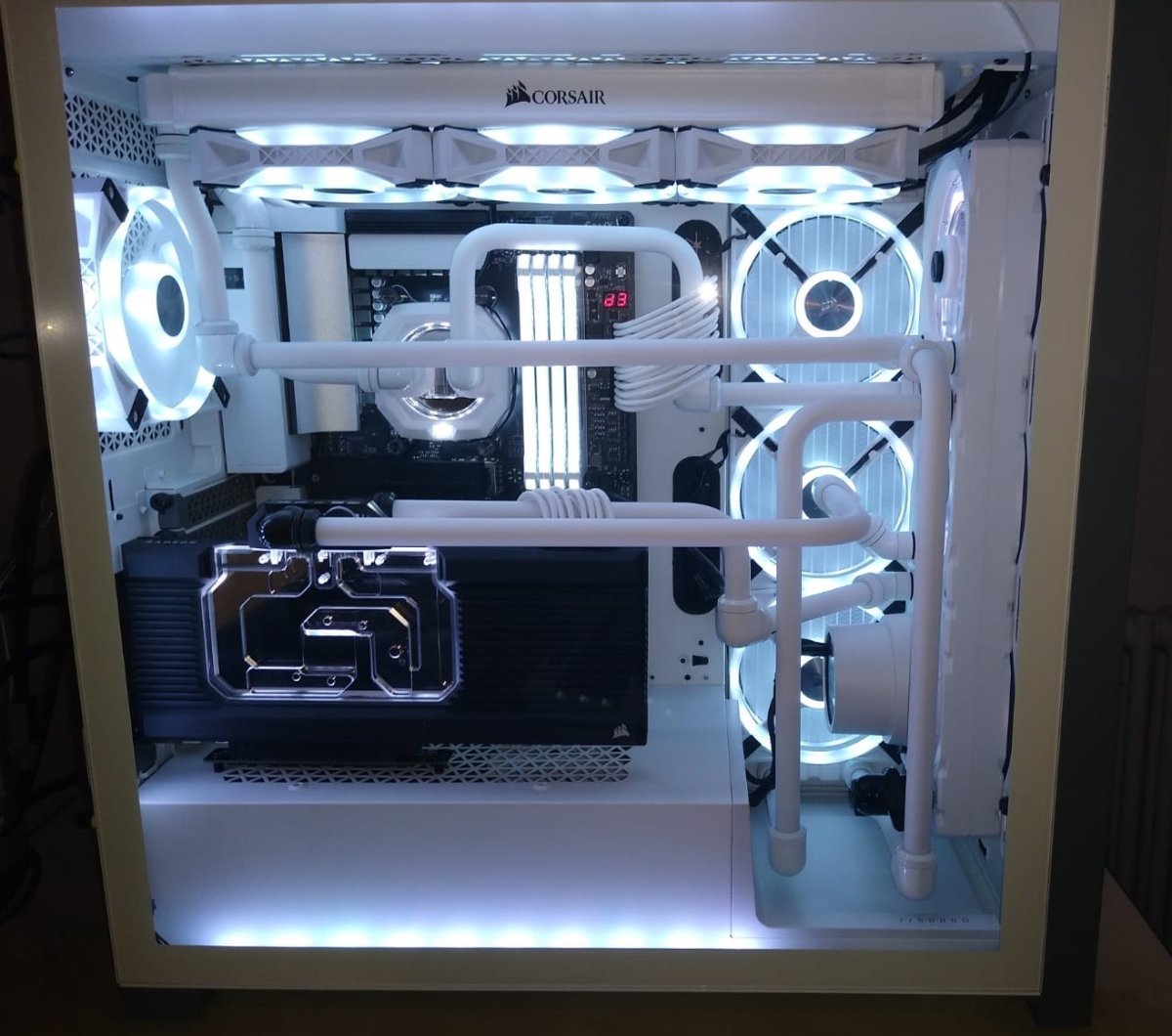 White corsair custom loop - Hydro X Custom Cooling - Corsair Community