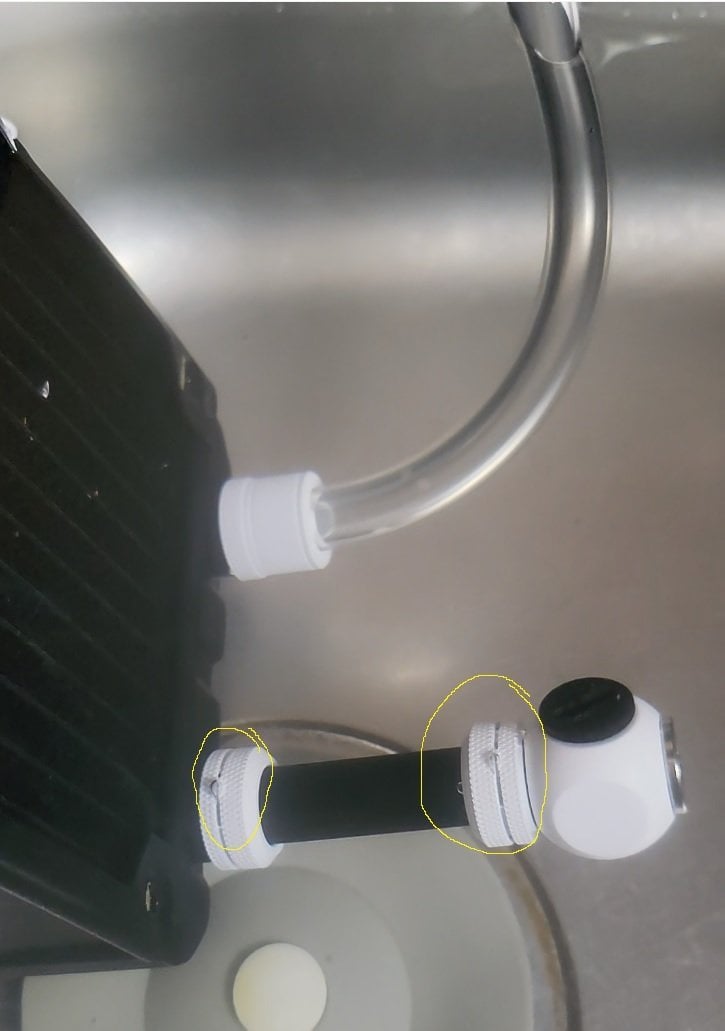 14MM Hardline fittings Leak - Hydro X Custom Cooling - Corsair Community