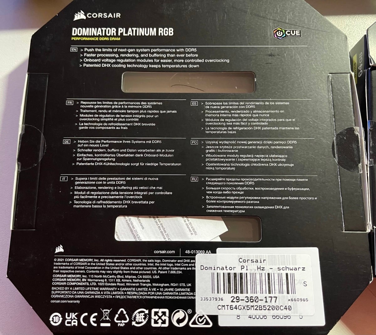 DDR5 Dominator 64GB kit - Asus - Memory detect and reboots. - Build ...