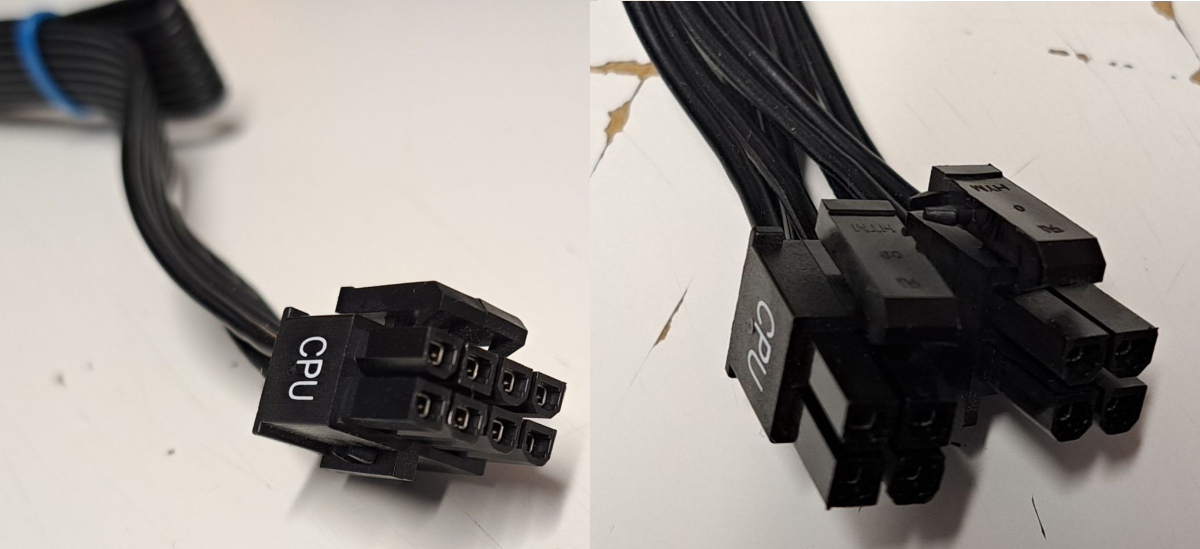 RM 850E Power supply has only 4 and 4 pin for CPU - Build Hardware ...