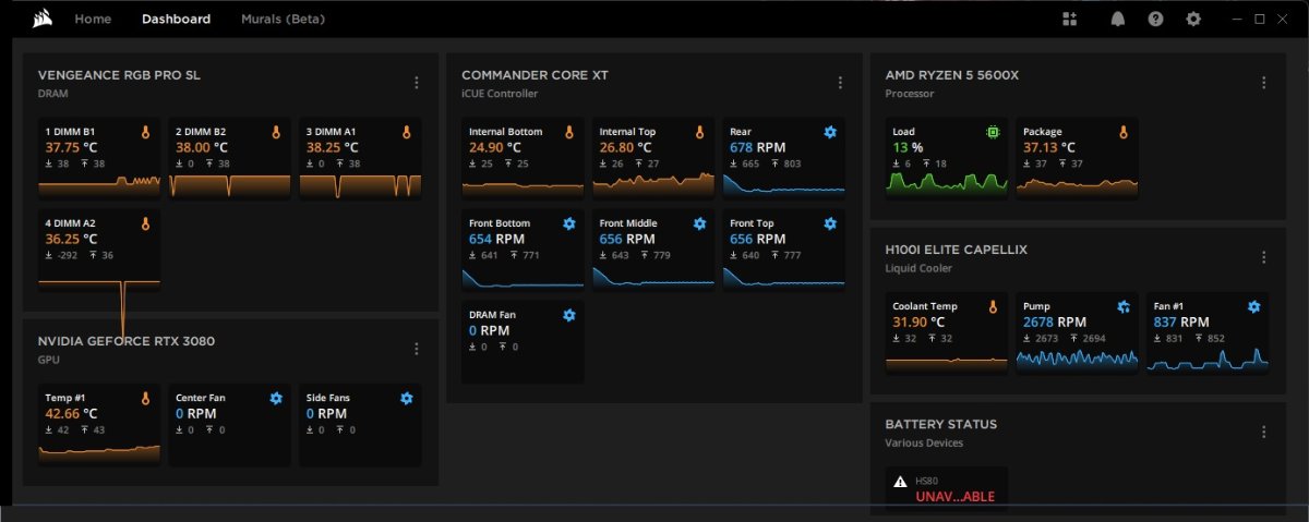 Vengeance RGB Pro SL loosing signal with iCue after Windows goes idle ...