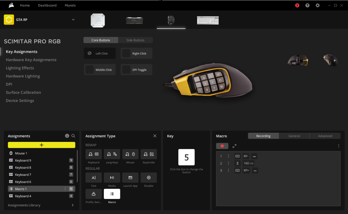 Need help with a macro setup - CORSAIR iCUE - Corsair Community