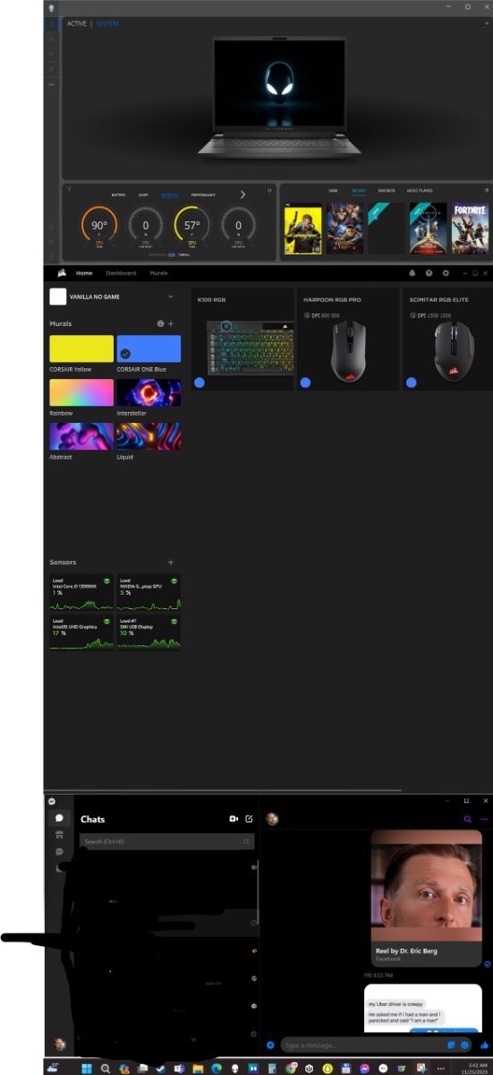 need to be able to customize objects in and layout of icue desktop ...