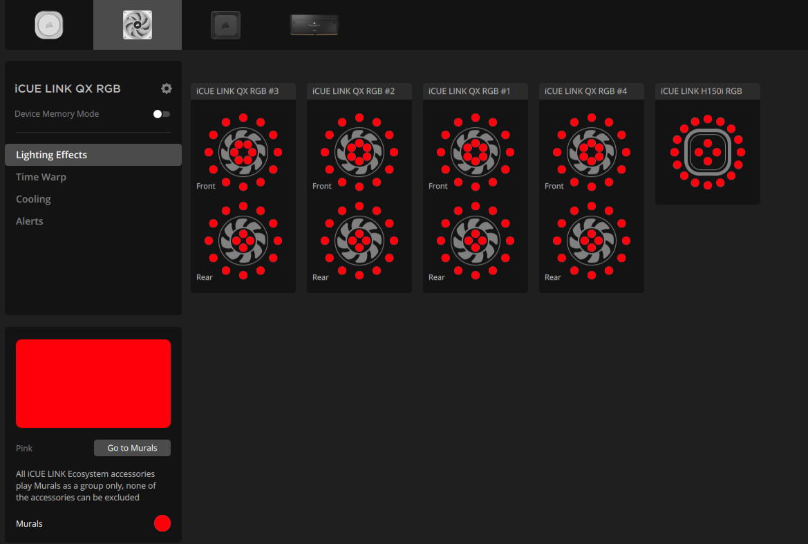 QX Fan Default Color - CORSAIR iCUE - Corsair Community