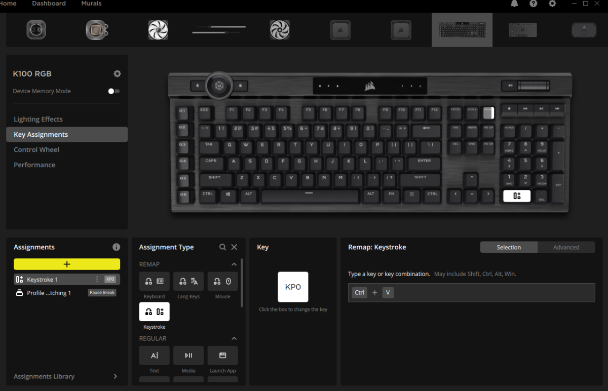 iCue Macro, Control Code, iCue v5.0 - CORSAIR iCUE - Corsair Community