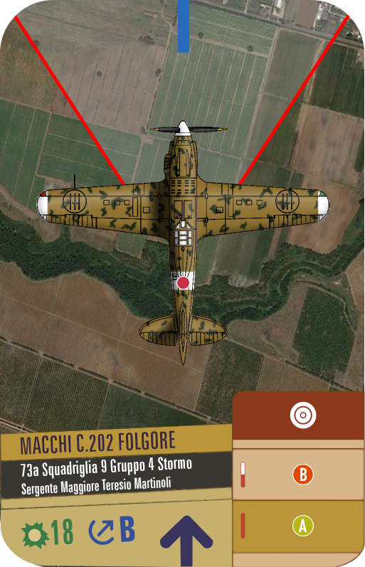 Macchi C202 "Folgore" (Lightning) 73a Squadriglia, 9th Gruppo, 4th ...