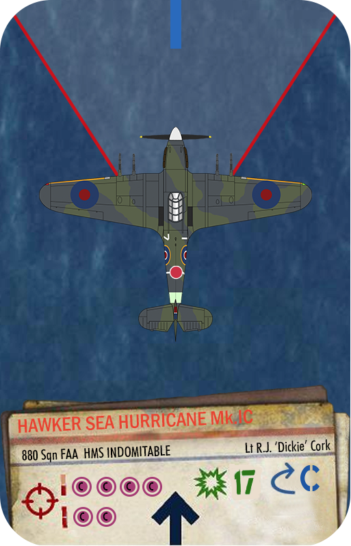 Hawker Sea Hurricane Mk IC 880 Sqn, FAA HMS Indominable Lt R.J. 'Dickie ...