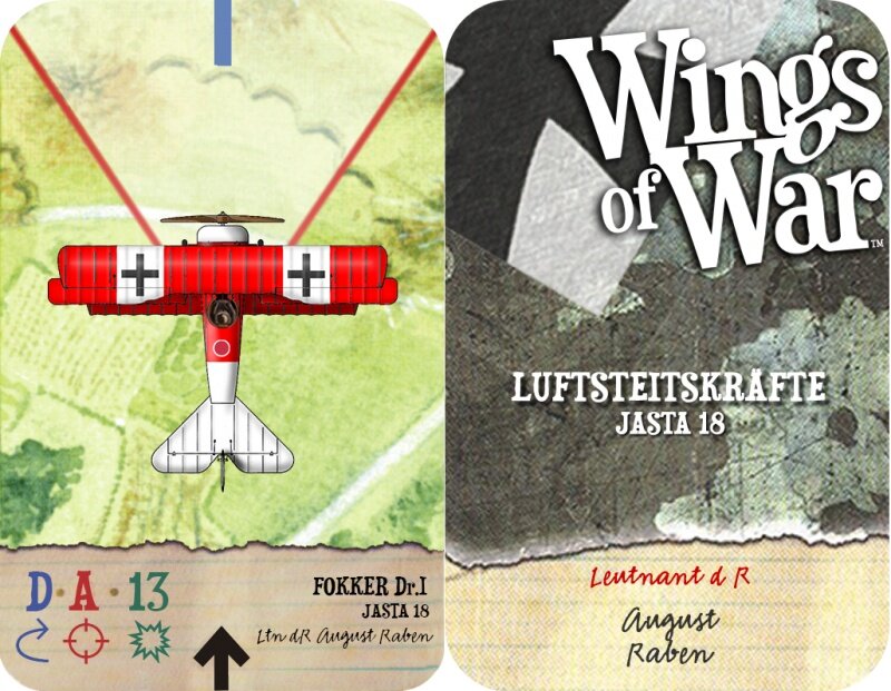 Fokker Dr.I - Jasta 18 - Version 1 - 2 sided - Member Albums - Wings of ...
