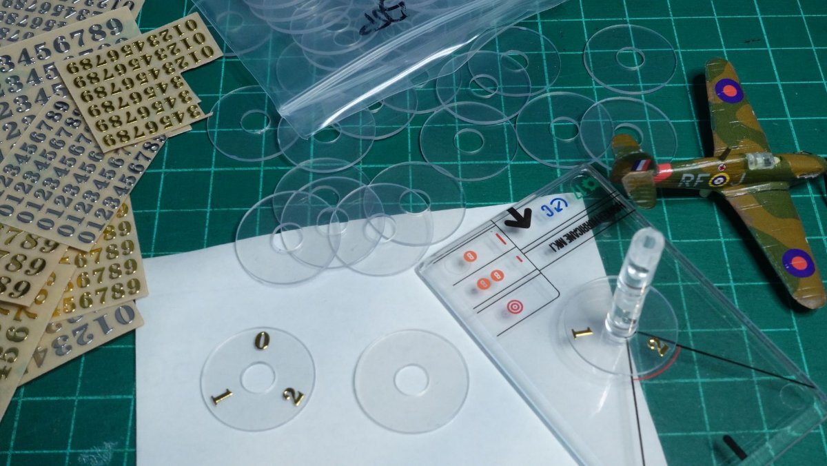 DIY climb counter dial with washers - Hobby Room - Wings of Glory Aerodrome