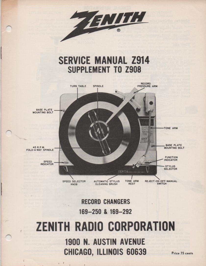 Turntable Identification - Technical/Restorations - The Klipsch Audio ...