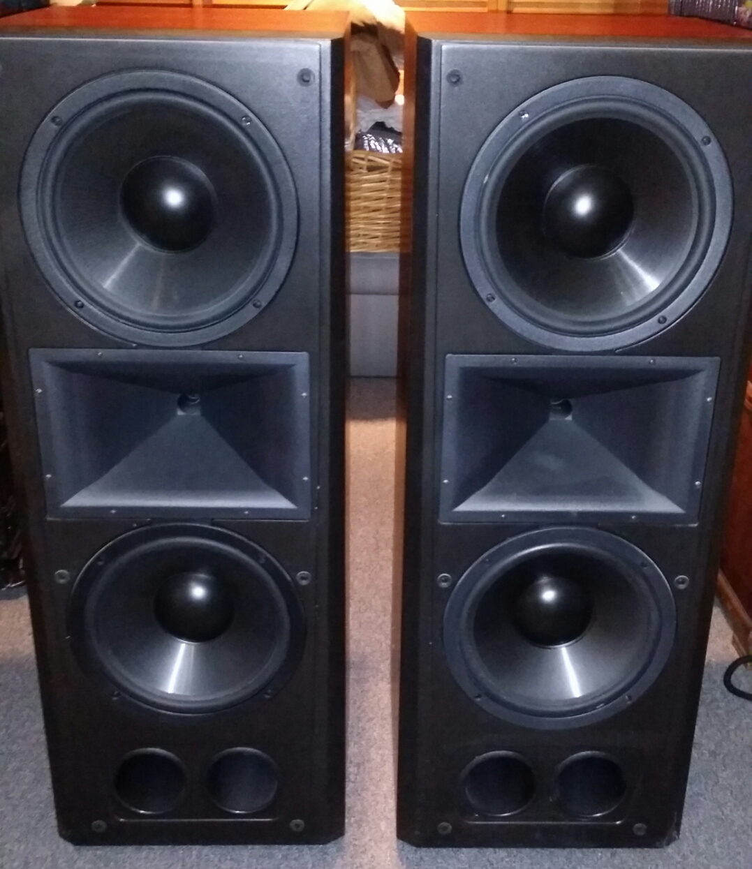 Klipsch CF -4 Floor Standing Cherry Speakers - Garage Sale - The ...
