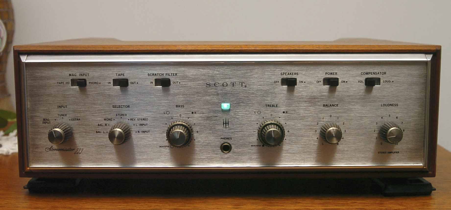 Scott 233 Integrated amp for sale - 2-Channel Home Audio - The Klipsch ...