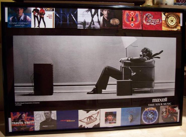 What I did with my free Maxell poster... - 2-Channel Home Audio - The ...