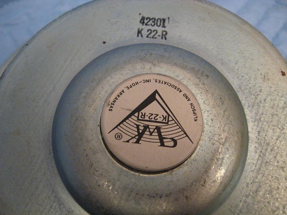 Question about K-22 woofer ef or r and K77 or K77-M tweeter - Technical ...