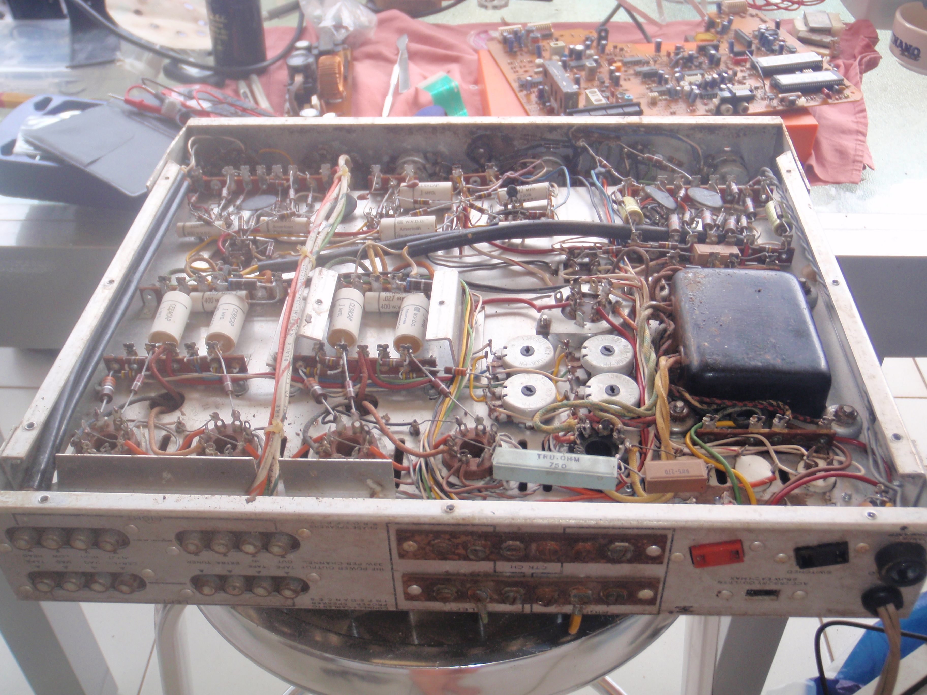Check-list in order to restore an old SCOTT 233 amplifier - 2-Channel ...