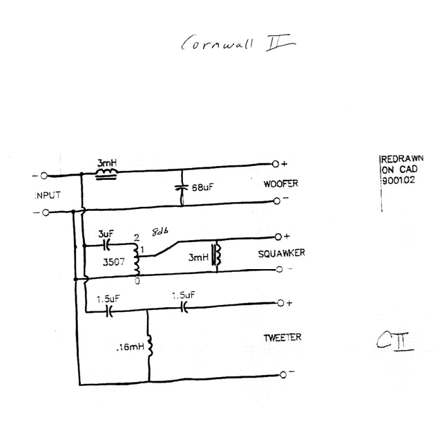 Cornwall B2 Crossover Schematic - Technical/Restorations - The Klipsch ...