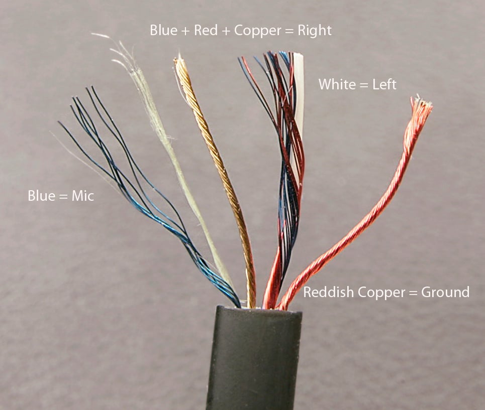 Image One (ii) headpohone jack repair - Help identify wires ...