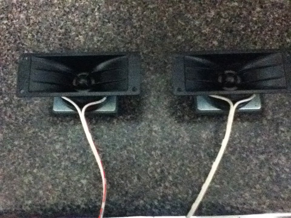 FS: Klipsch Heresy Cabinets (Black), Heresy II Grills w/badges, E-2 ...