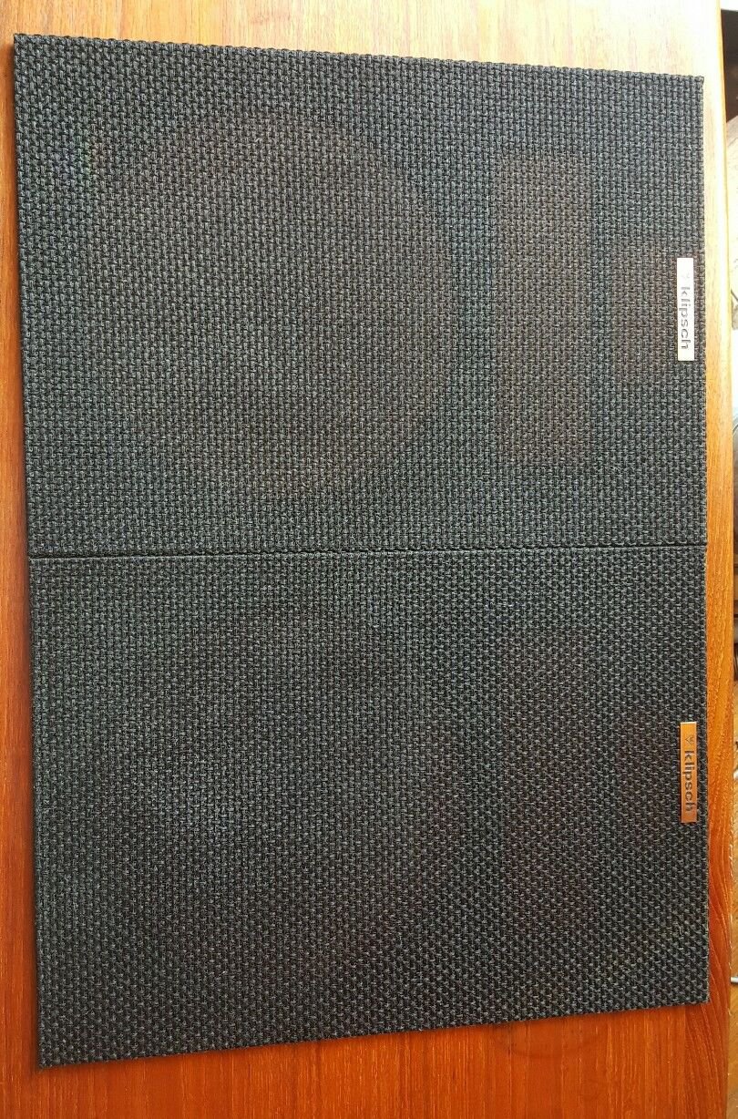 FS: Klipsch Heresy Cabinets (Black), Heresy II Grills w/badges, E-2 ...