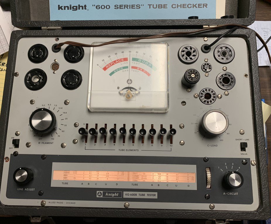 FS Tube tester - Hickok sold, Knight sold - Garage Sale - The Klipsch ...
