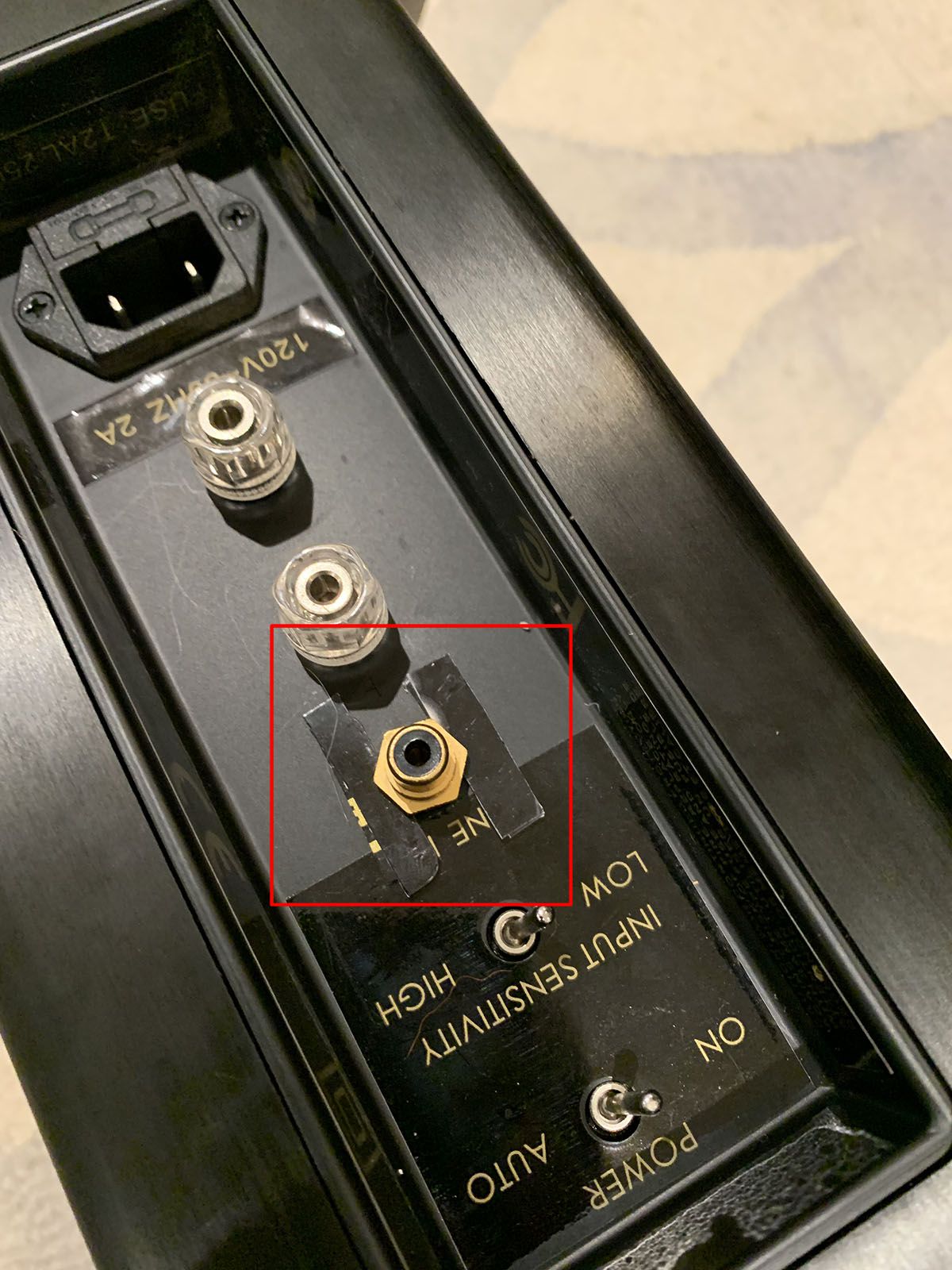 Help Needed: RCA Plug Loose On Powered Speaker (Klipsch XF-48 ...