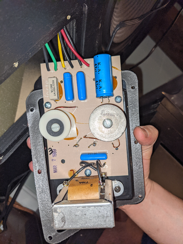 Forte I - different crossovers in each speaker - Technical/Restorations ...